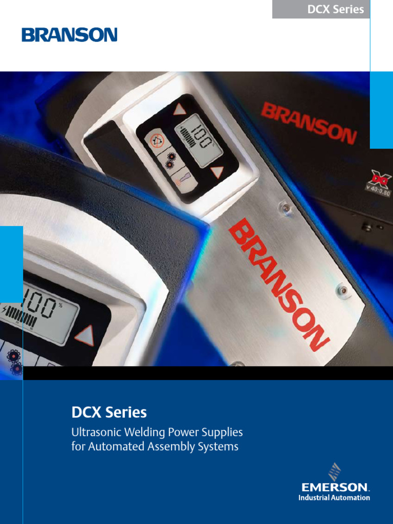 Brochure DCX Series Overview Branson en Us 161382 | PDF | Power Supply ...