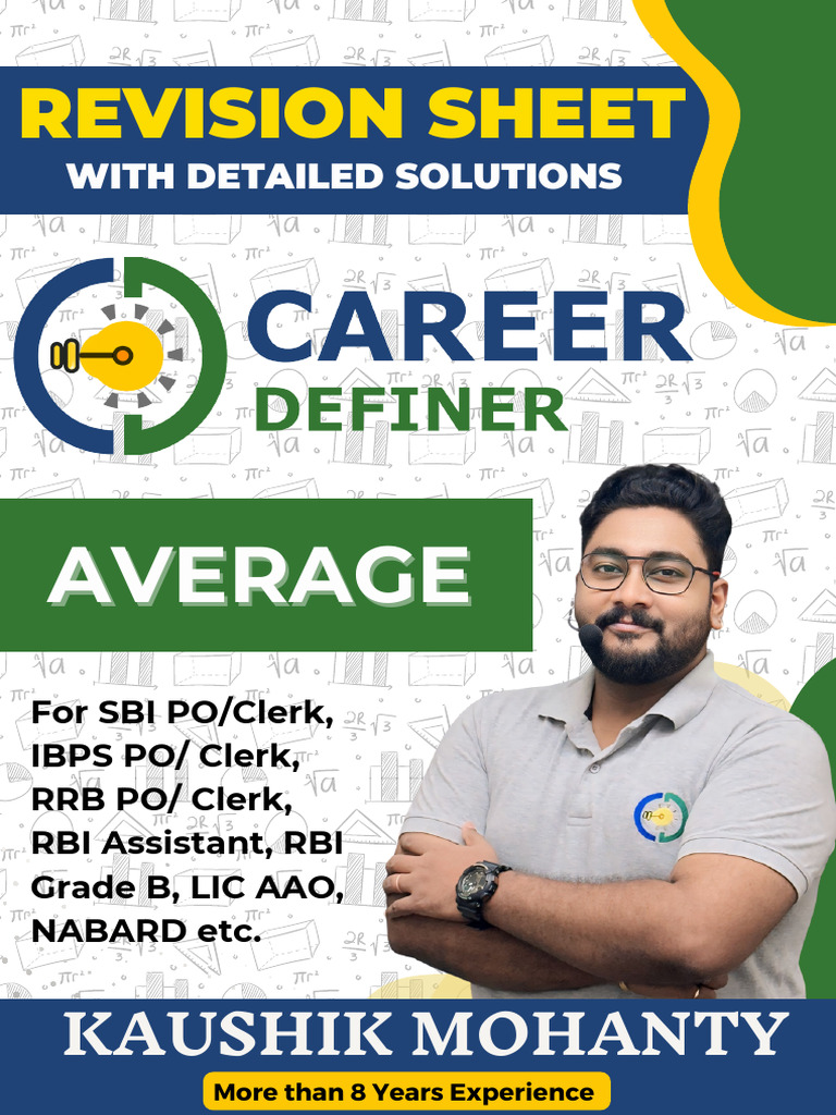 Average Revision Sheet PDF | PDF