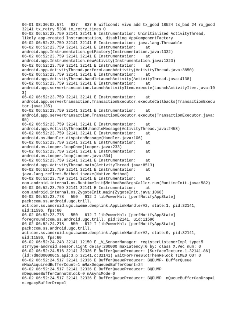 Log | PDF | Computing | System Software