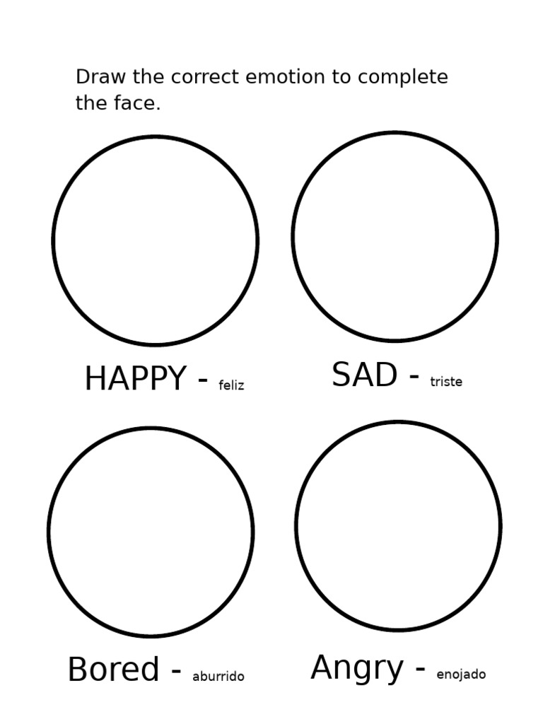 Emotions - Kids Activity | PDF