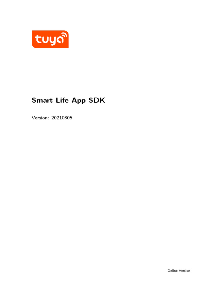 Smart Life App SDK Overview | PDF | Software Development Kit | Android ...