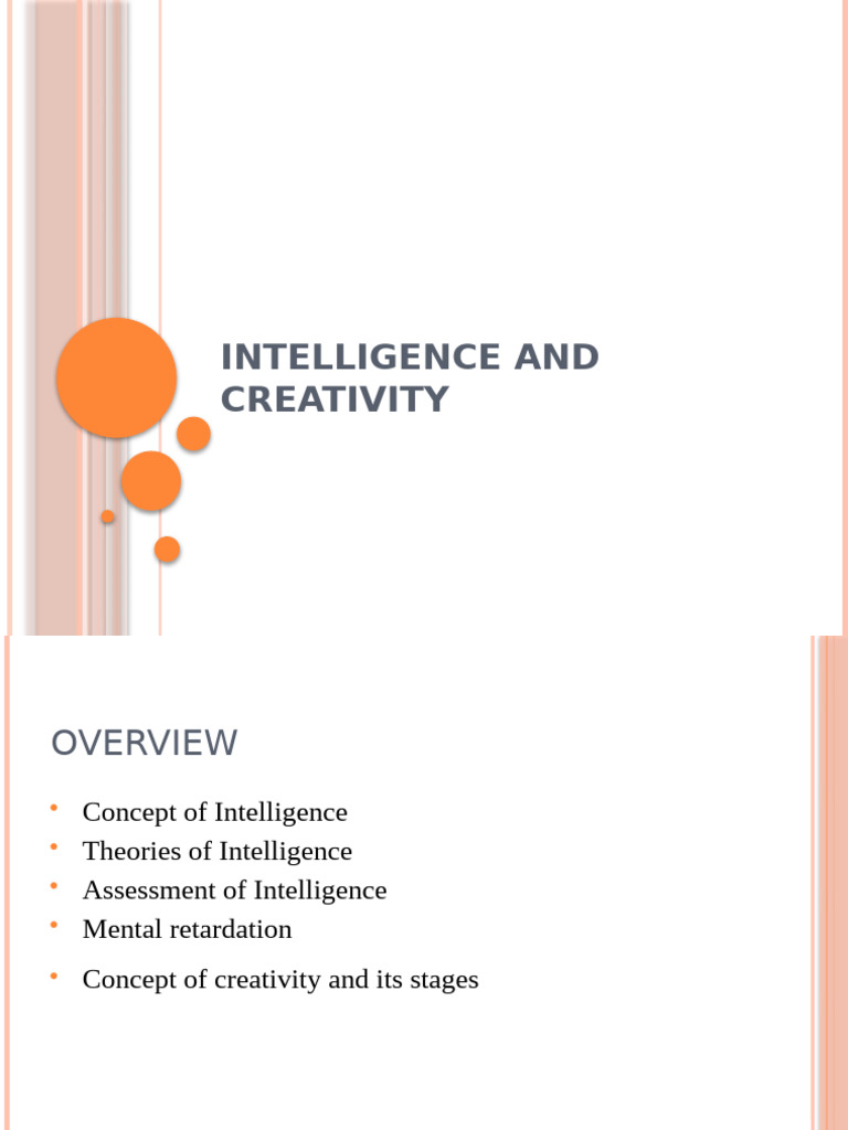 Intelligence, Creativity and Cognition | PDF | Intelligence | Intelligence Quotient