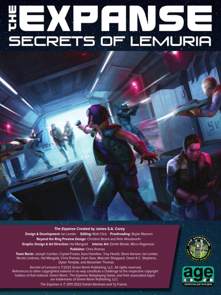 The Expanse RPG - Secrets of Lemuria by Ian Lemke .. | PDF