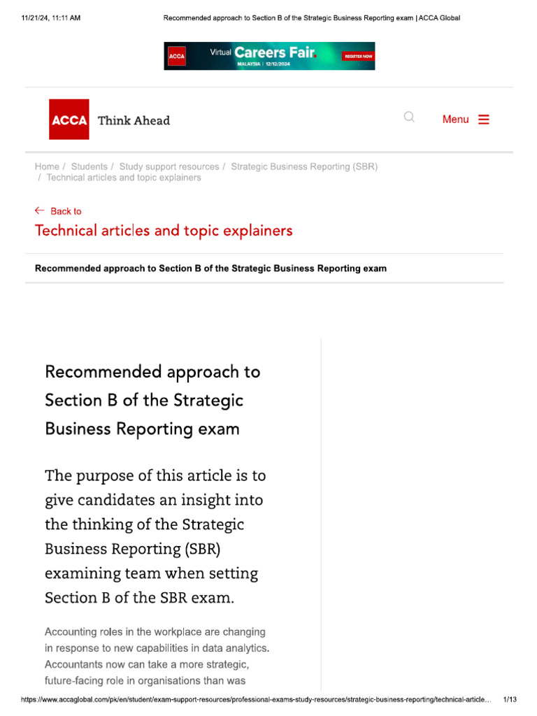 Technique For Section B | PDF