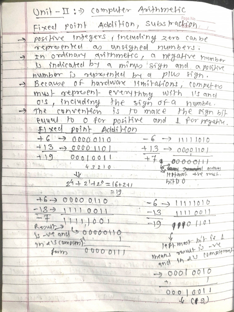 Computer Arithmetic - Computer Architecture and Organization | PDF