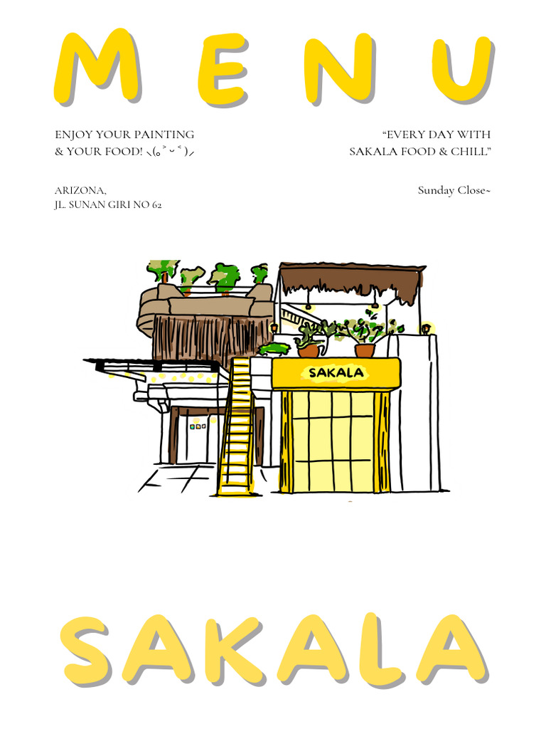 Menu Sakala Food and Chill Vol 5 | PDF