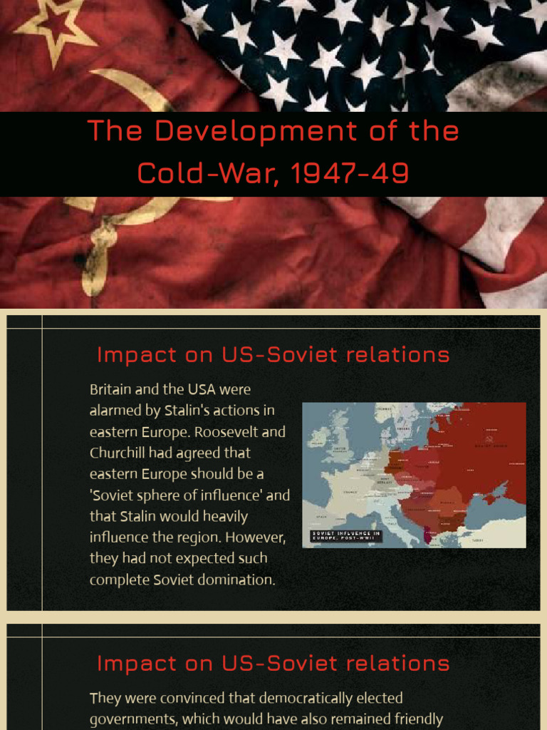 The Development of The Cold-War, 1947-49 | PDF | Marshall Plan ...
