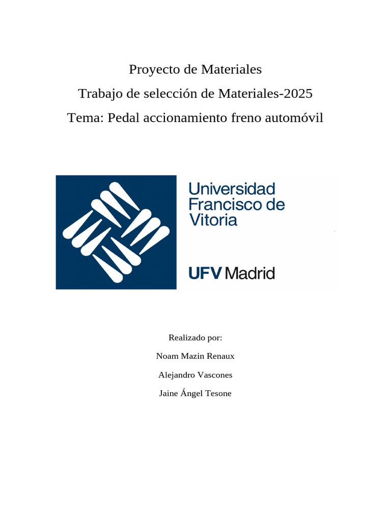 Materiales Proyecto | PDF | Sustentabilidad | Fatiga (material)