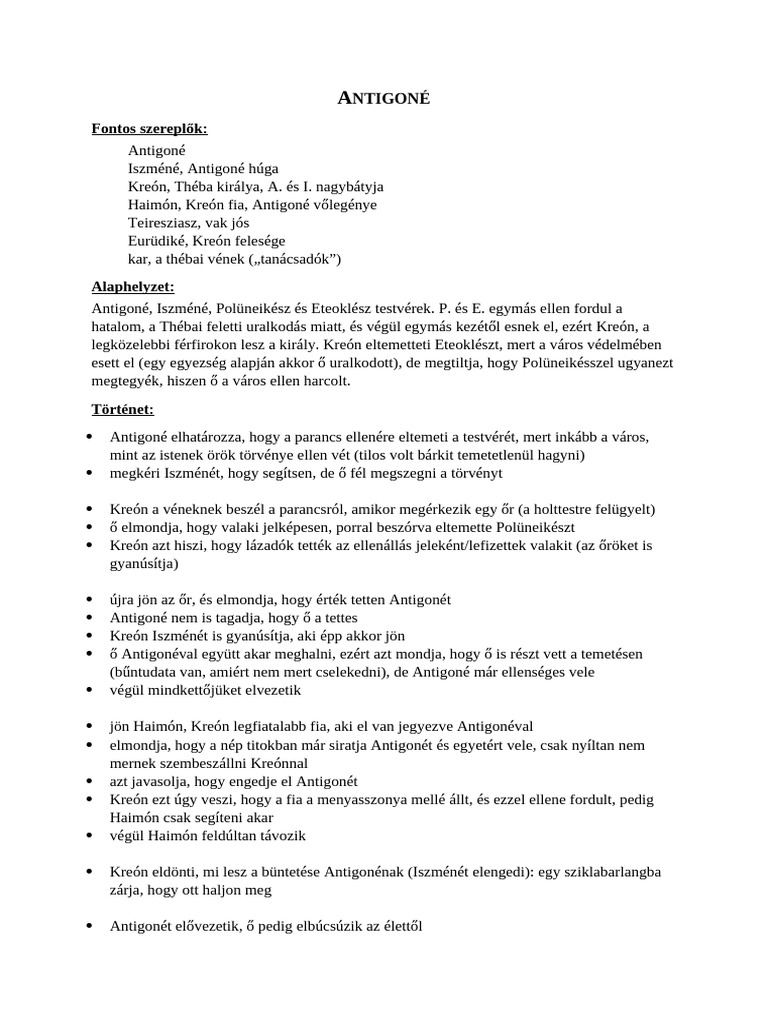 Antigoné | PDF