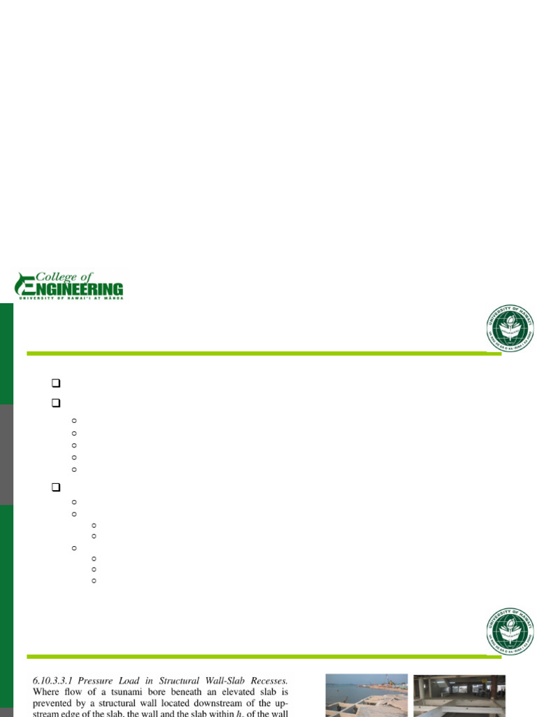 L21 CEE696 DebrisImpact Loadd | PDF | Tsunami | Force