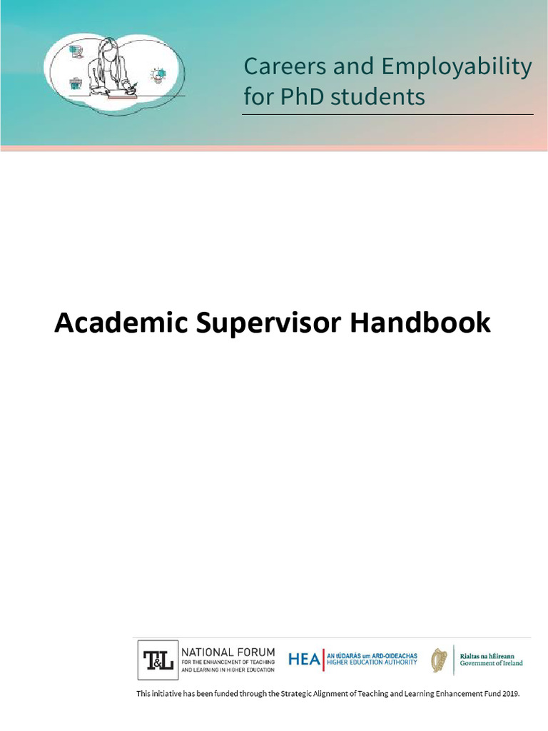 PHD Careers Module Academic Supervisor Handbook | PDF | Learning ...