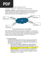 Presentation Du RTC RNIS | PDF | Réseau téléphonique commuté | Vidéotéléphonie