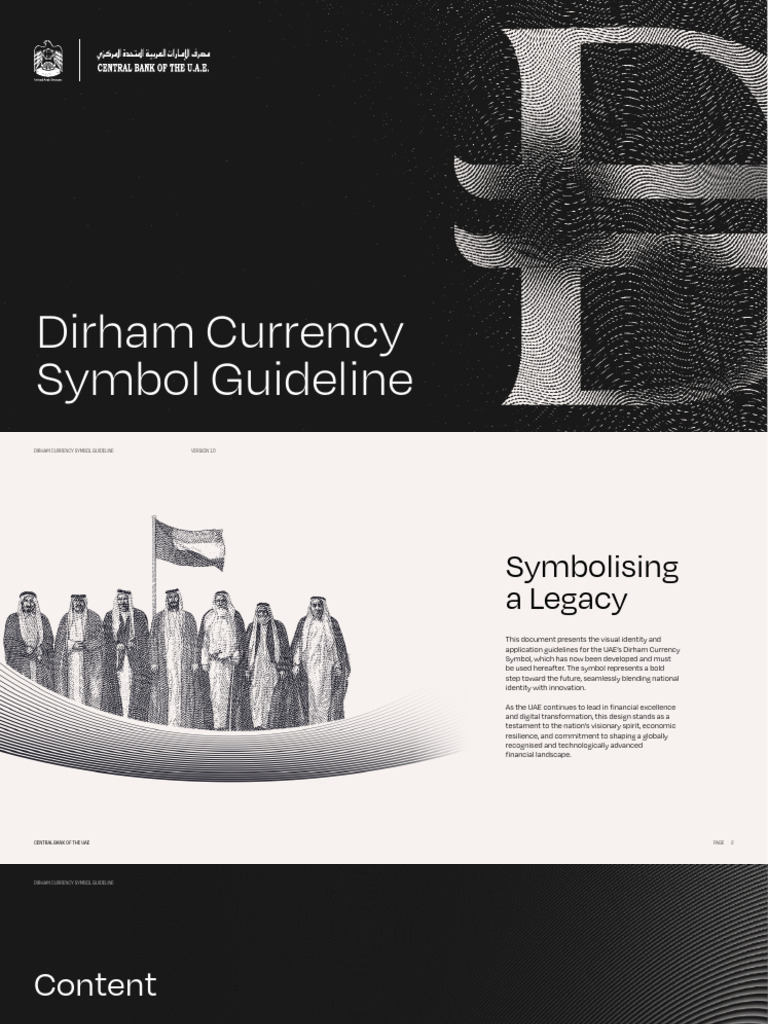 Dirham Currency Symbol Guidelines | PDF | Typefaces | Graphic Design