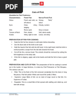 Common Cuts of Fish Explained | PDF