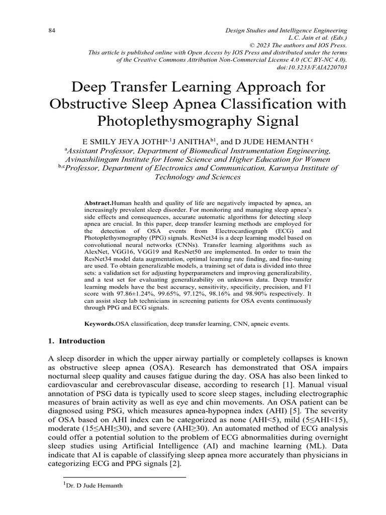 Deep Transfer Learning Approach | PDF | Computational Neuroscience | Applied Mathematics