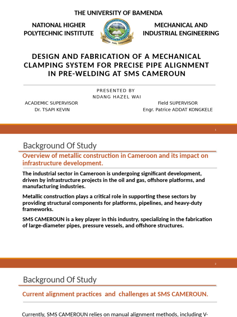 Proposal Presentation | PDF | Methodology | Pipe (Fluid Conveyance)