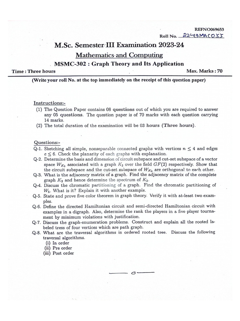 MSMC 302 Ese 23-24 | PDF