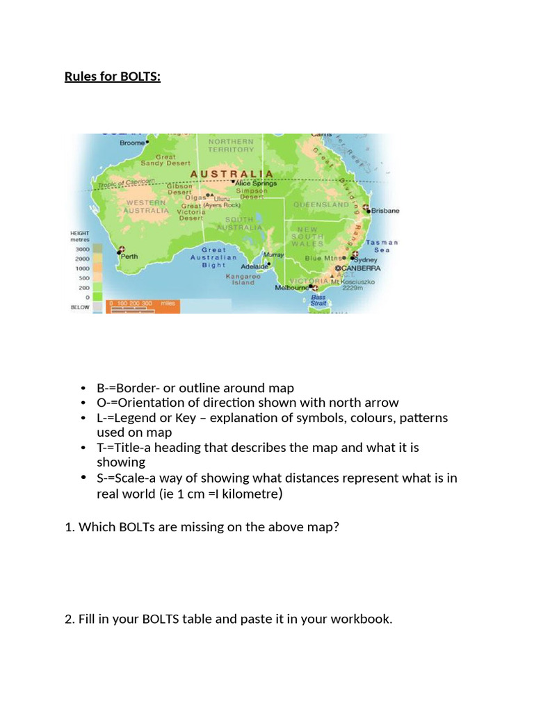 Understanding BOLTS in Mapping | PDF