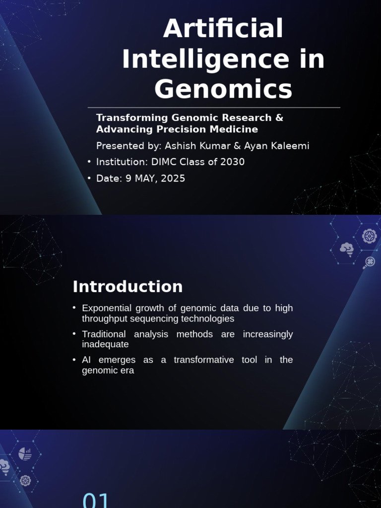 Artificial Intelligence in Genomics | PDF | Artificial Intelligence ...
