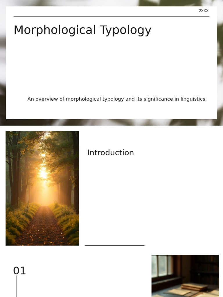 Morphological Typology | PDF | Morphology (Linguistics) | Word