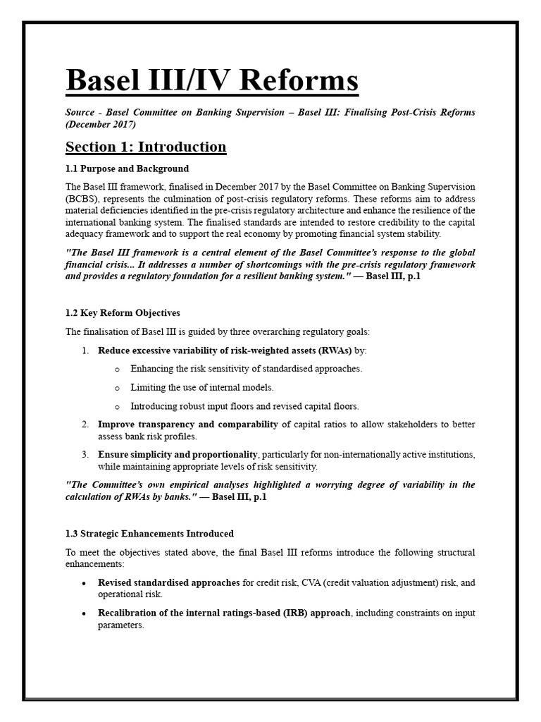 Basel Generic Guidelines | PDF | Basel Iii | Operational Risk