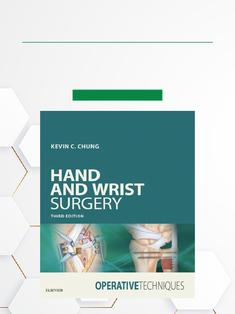Operative Techniques Hand and Wrist Surgery Electronic 3rd Edition ISBN ...