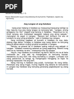 Ang Langaw at Kalabaw | PDF