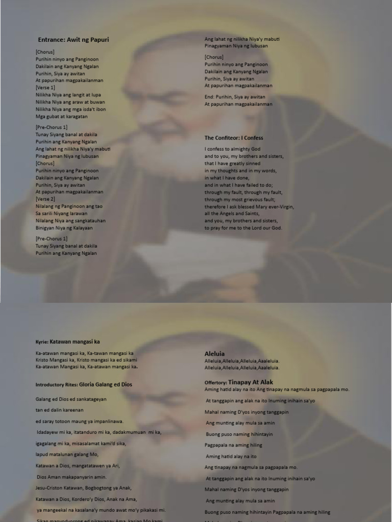 Healing Mass Songs | PDF