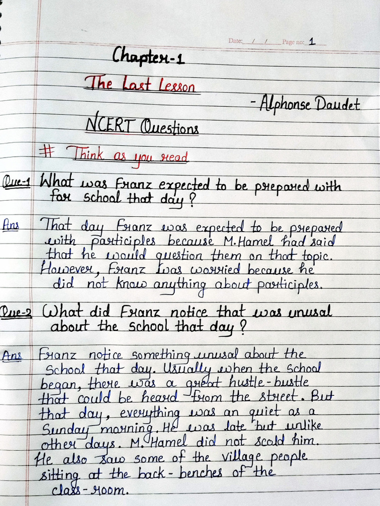 Flamingo Prose Notes | PDF