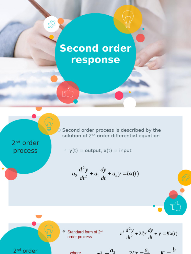 Chapter 2 - DYNAMIC BEHAVIOUR - D - (Second Order Response) | PDF | Damping | Mechanics