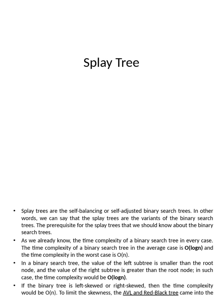UNIT - 3 Splay Tree | PDF