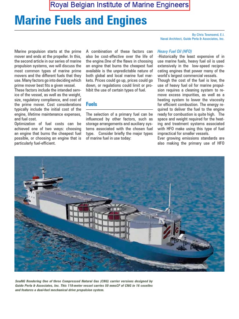Marine Engines | PDF | Fuel Oil | Marine Propulsion