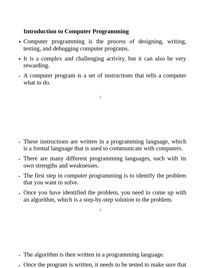 Fund of Prog | PDF | Programming Language | Programming
