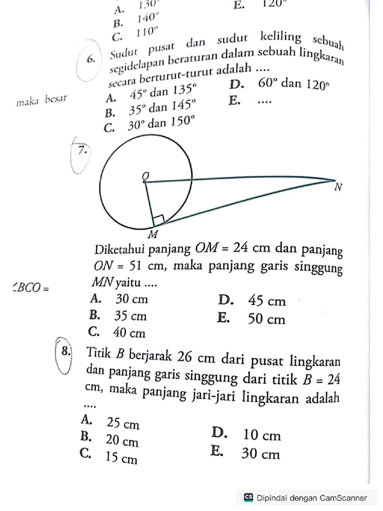 Tugas MTK, Latihan Bab 3 | PDF