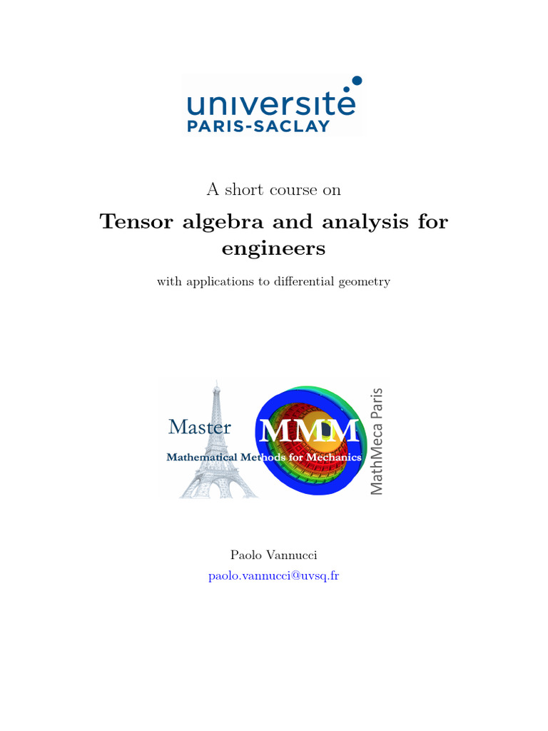 tensor | PDF | Tensor | Basis (Linear Algebra)