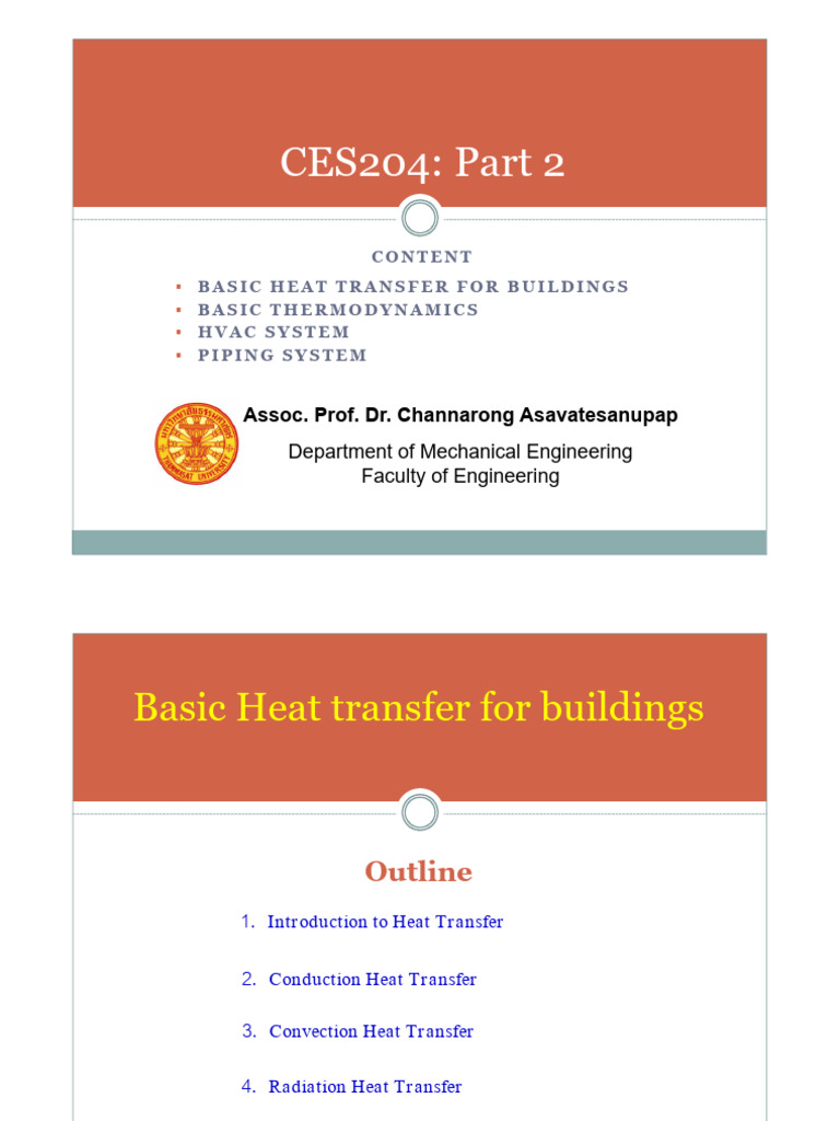 Heat Transfer Fundamentals in Buildings | PDF | Heat Transfer | Thermal ...