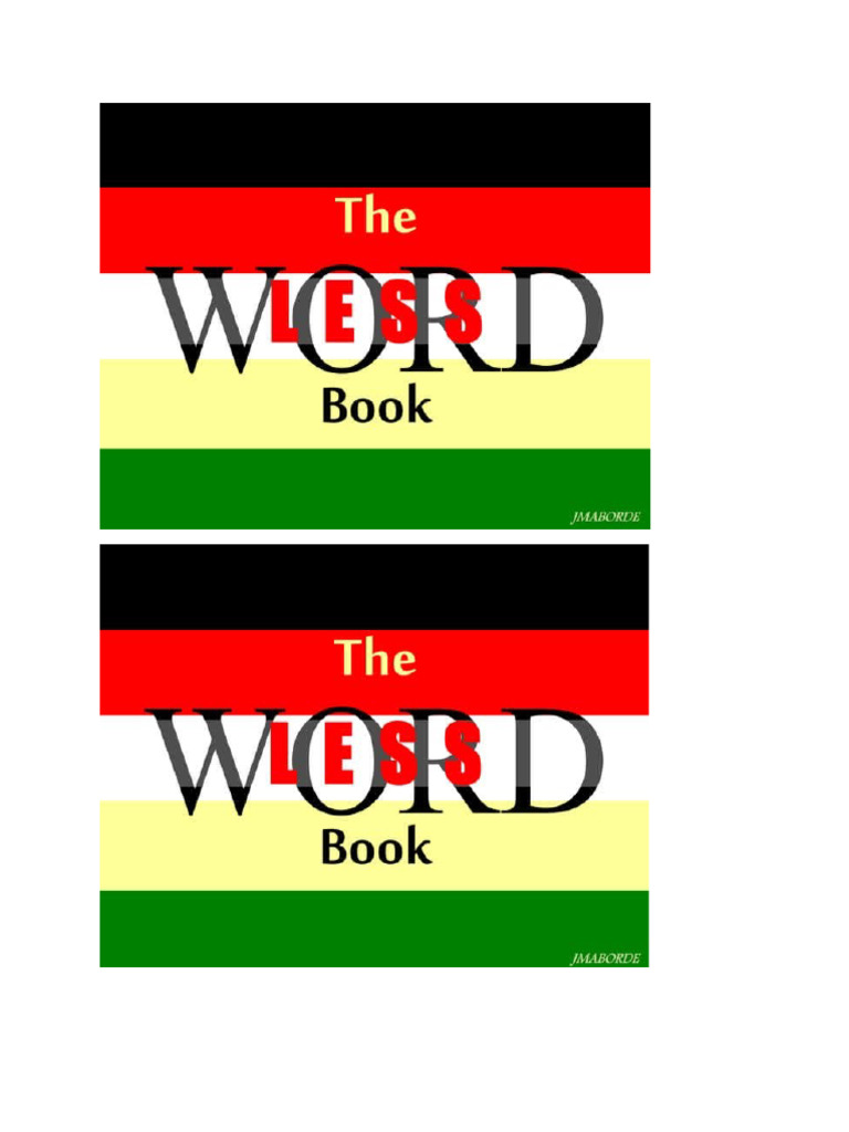 Wordless Book Cover Page | PDF