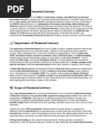 Financial Literacy Course For Bharat - NISM Elearning | PDF