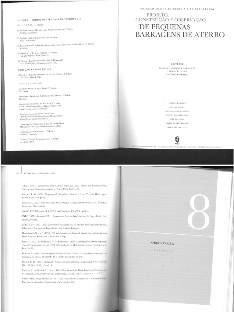 Capitulo8 Observacao de Barragens de Aterro | PDF