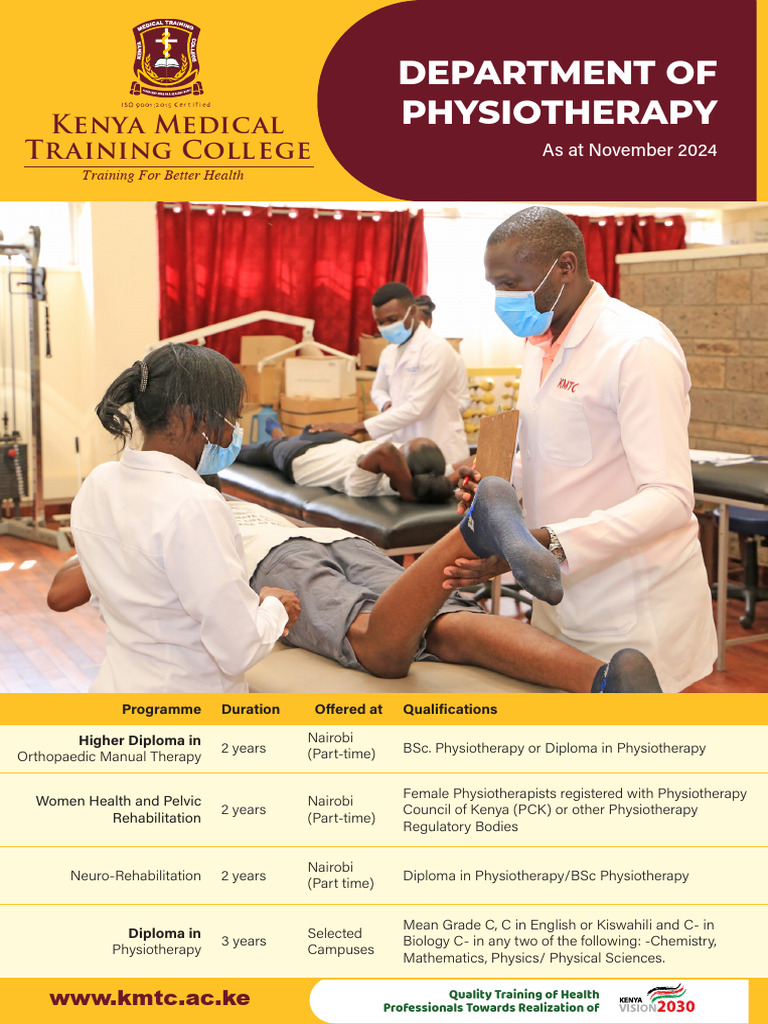 Department of Physiotherapy | PDF | Physical Therapy