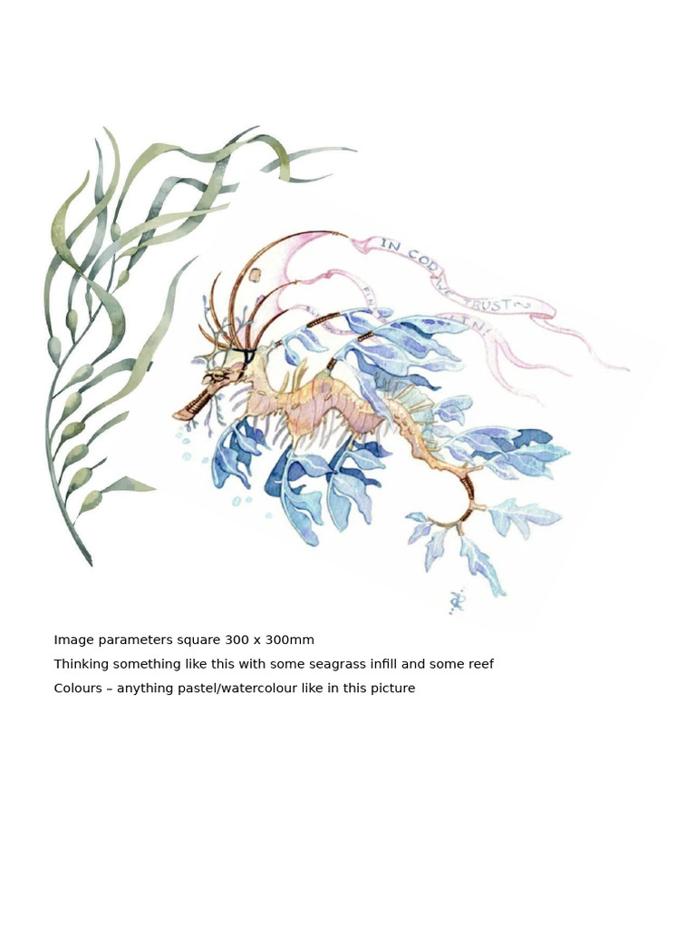 Leafy Sea Dragon Illustration | PDF