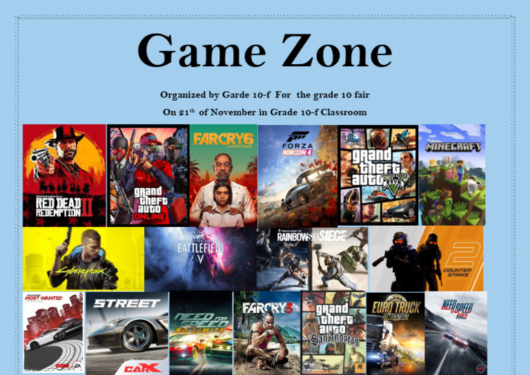 Game Zone | PDF