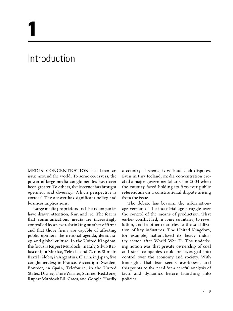 (Eli M. Noam, The International Media Concentratio (Z-Lib - Org ...