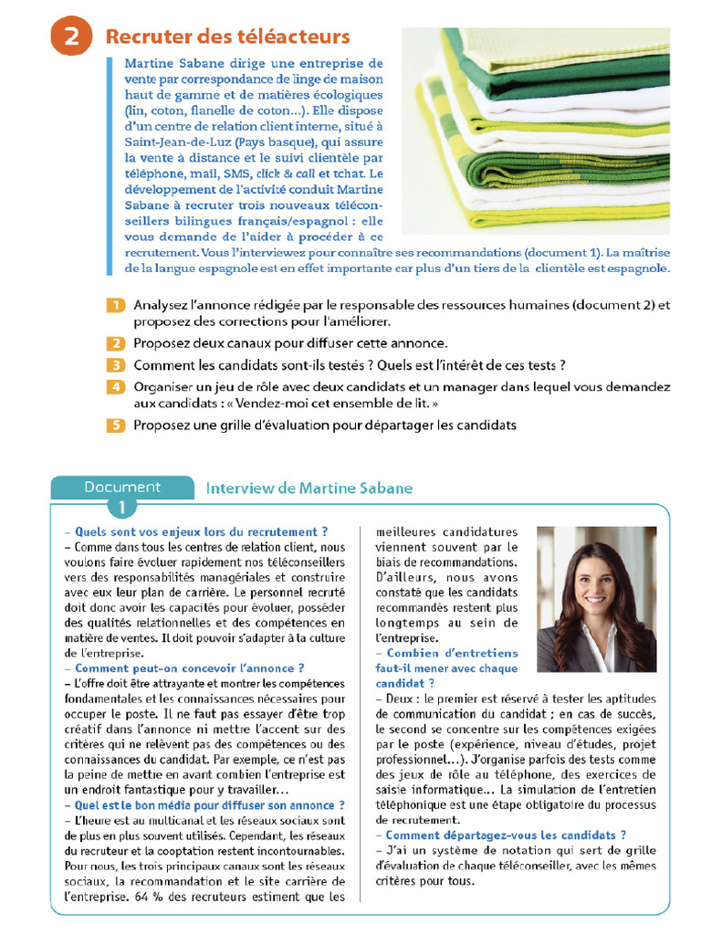 CHAP5 - EX1 - Recruter | PDF
