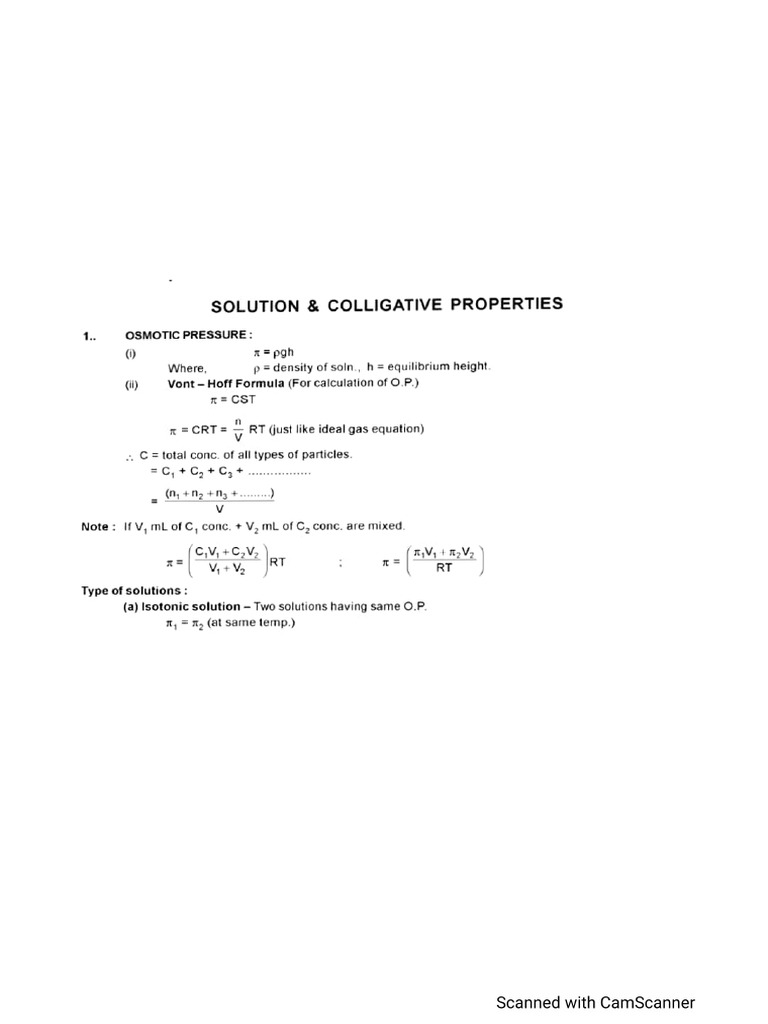 Solution Formula | PDF