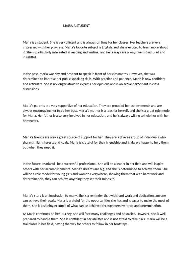 MAIRA A STUDENT - For Beginner'SWPS Office | PDF