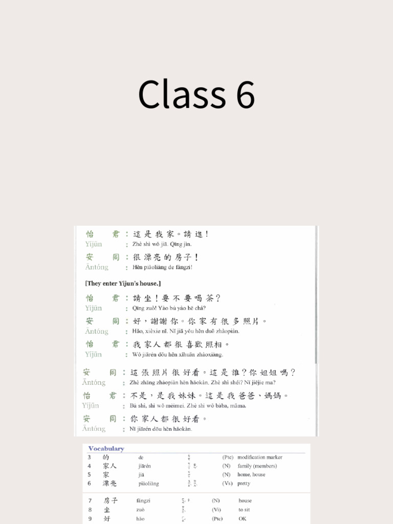 Class 6 | PDF