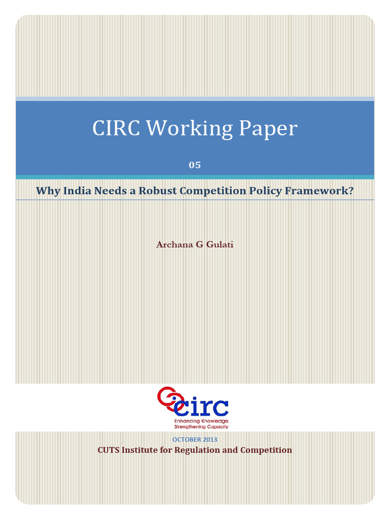 5.Why India Needs a Robust Competition Policy Framework | PDF | Competition Law | Policy