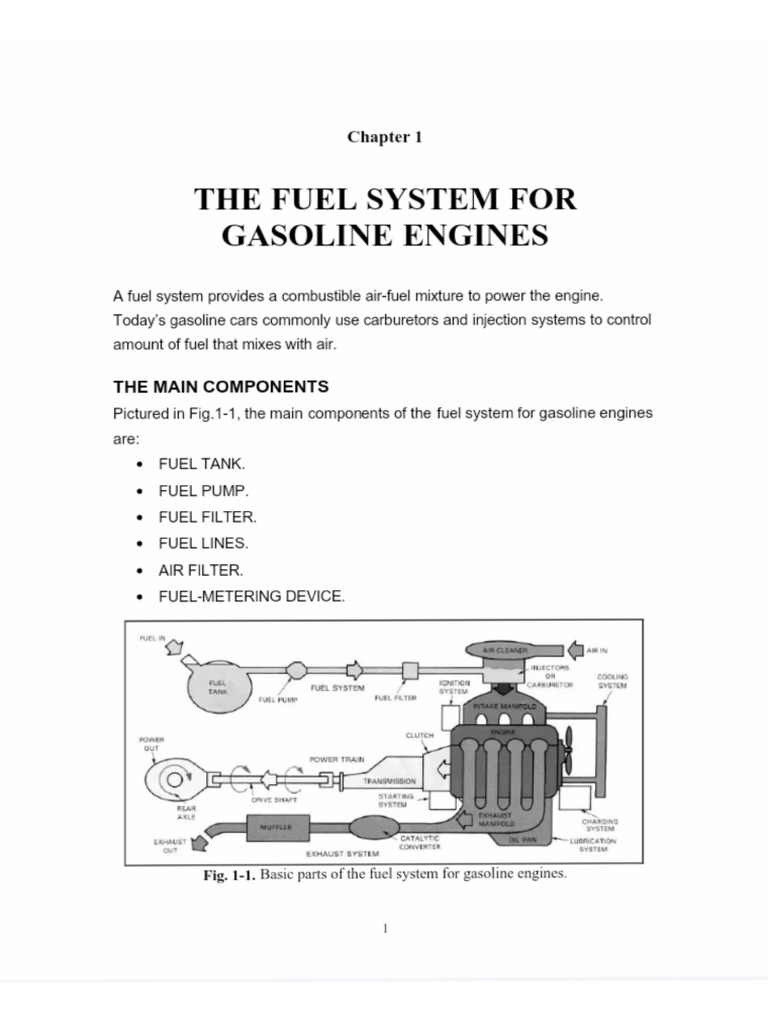 Gasoline Fuel System PDF | PDF