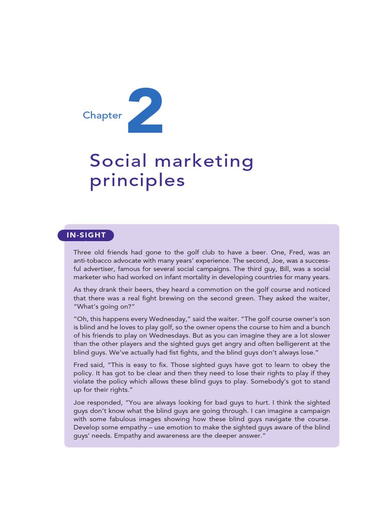 9 Social Marketing Rebels With a Cause ---- (Chapter 2 Social Marketing ...